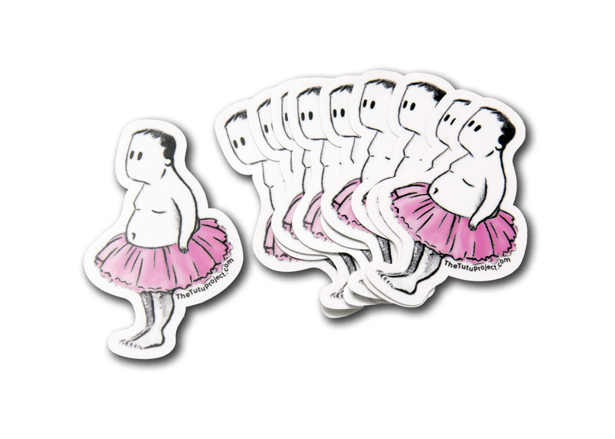 Pink Tutu Stickers | Breast Cancer Gifts | The Tutu Project